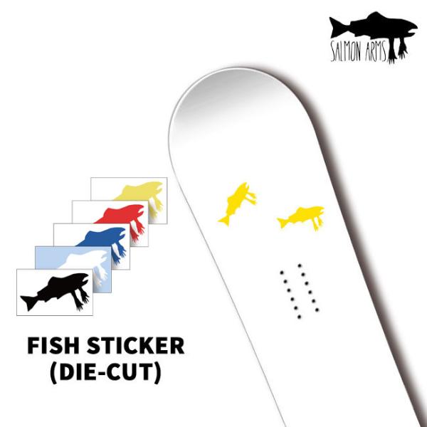 □商品詳細■MODEL：FISH STICKER(DIE-CUT)■サイズ：7-7.5cm x 11.5-12.5cm※入荷時期により個体差があります。--------------------------------【SALMON ARMS...