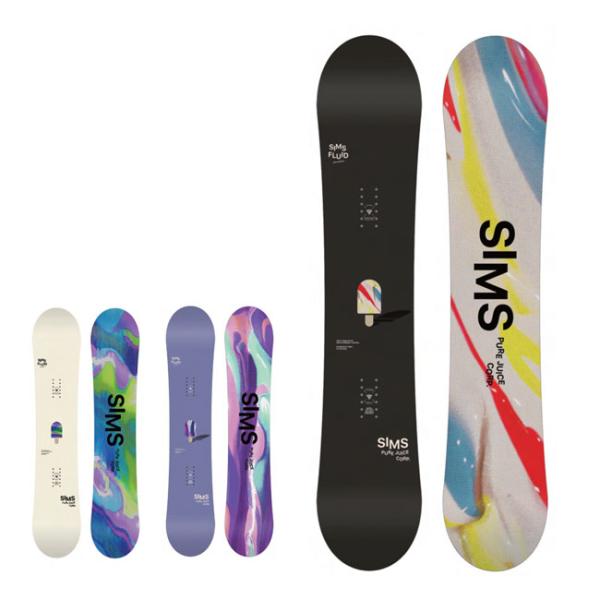 □商品詳細■ブランド：SIMS（シムス）■モデル：FLUID（フルイド）■サイズ:Length138 142 146■ジャンル：グラトリ / パーク / フリーラン■仕様："M" Pop Camber（ハイブリッドダブルキャンバー）Shap...