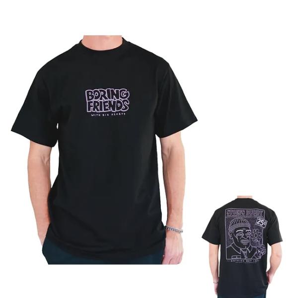 STOEFS STUDIO□商品詳細■MODEL：Boring Friends S/S TEE■小売希望価格：6,500+(税)■素材：100% cotton■サイズ（平置き実寸）-M:着丈73cm/身幅50cm -L:着丈76cm/身幅5...