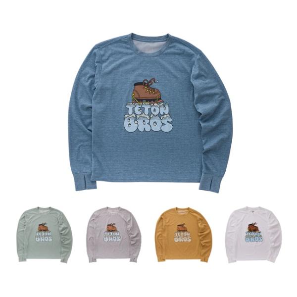 TETON BROS□商品詳細■MODEL：TB Crampon L/S Tee (Men) ■型番：TB253-48M■Color：Blue / Light Green / Yellow / Gray / White■Size：S / M...
