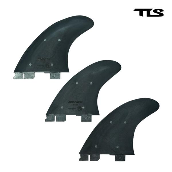 TOOLS□商品詳細■MODEL：TLS SPEEDER FIN TRI LARGE SET FCS2 対応｜3枚セット■TYPE：FUTURE FIN対応■SIZE：-FRONT SIDE  BASE : 116mm / DEPTH : ...