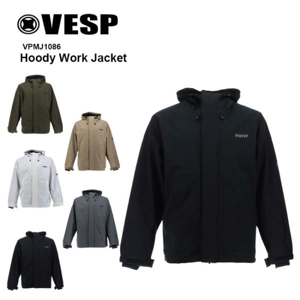 □商品詳細■ブランド：VESP（ベスプ）■モデル：Hoody Work Jacket■品番：VPMJ1086■カラー：BK(ブラック)CGR(チャコールグレー） KA(カーキ) OL(オリーブ) WGR(ウォームグレー)■素材：ナイロン 9...