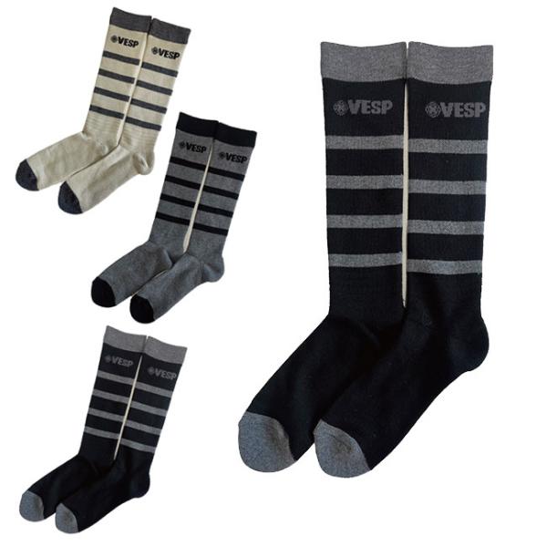 □商品詳細■MODEL： Border Knit Socks■品番:  VPMK1004■カラー:　BK(ブラック) CGR(チャコールグレー) WGR(ウォームグレー)素材: アクリル   サイズ:　MF(25cm〜27cm) LF(22...
