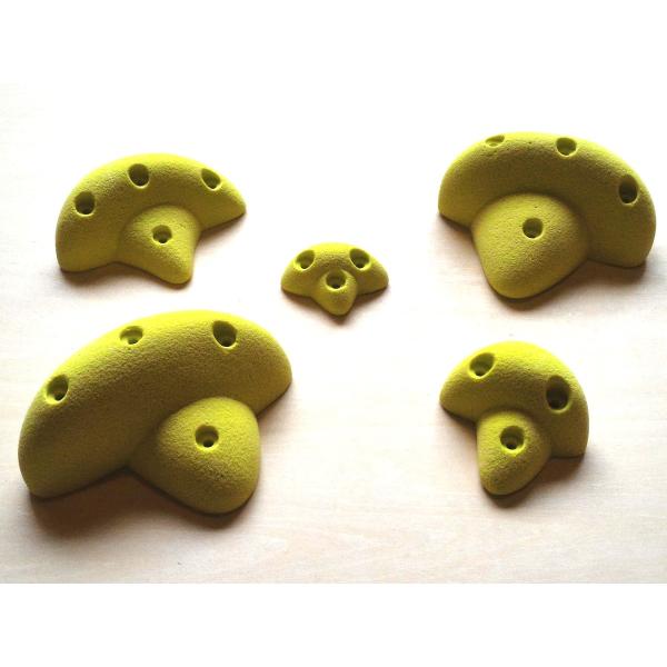 - 安全性に配慮 -　離した時に指が抜けやすい形状です。　また、指がかかる部分の角度を鈍角にしており、表面のフリクション（摩擦）も整えています。子供の指の皮にかかる負担が少なくなっています。　- フットホールドとしても -　荷重がかかった時...