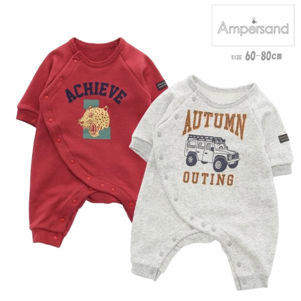 　カラー：レッド・グレー　素　材：厚手ワッフル　　　本体：綿58％ ポリエステル48％　　　衿ぐり・袖口・足口部分：綿57％ ポリエステル38％ ポリウレタン5％　サイズ：60〜80cm※お取り扱いのご注意※この商品は着用中の摩擦や洗濯によ...