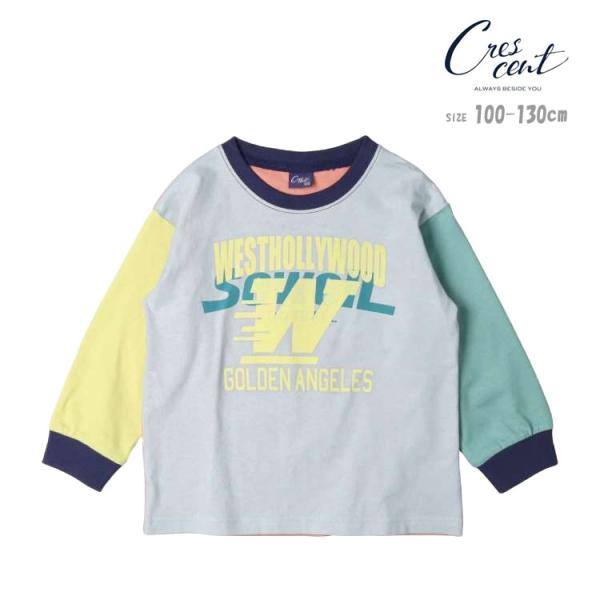 　カラー：ライトブルー　素　材：天竺　　　本体：綿100％　　　リブ部分：綿95％ ポリウレタン5％　サイズ：100〜130cm※取り扱い上の注意(プリント製品)※この製品はプリント加工品です。永久的なものではなく、着用や洗濯の繰り返しで、...