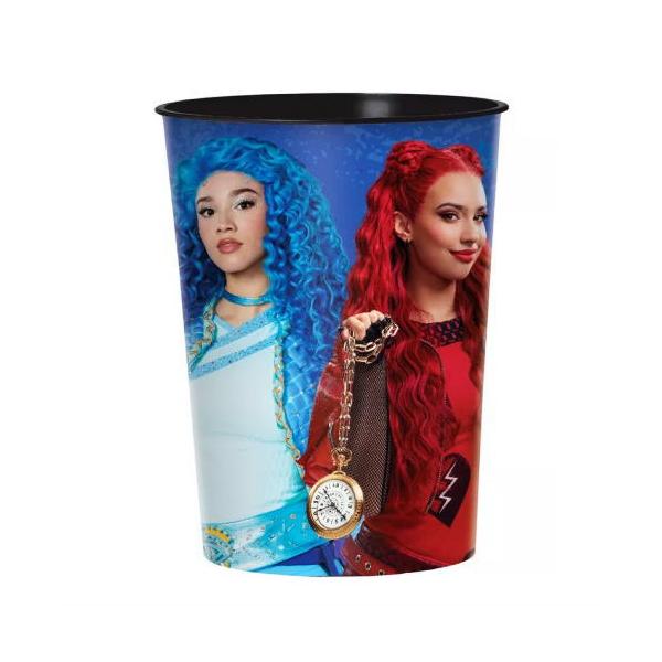 ディセンダント ライズ・オブ・レッドのプラスチック製カップ。今時では珍しい Made in USA の製品です。サイズ　直径 9.1cm　高さ 11.2cm　473ml正規ライセンス品　Disney Channel/DCスターズ/Disne...