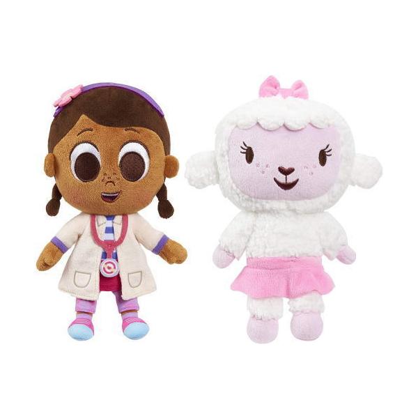 ディズニージュニアの子守唄 ミュージックララバイ、ドック＆ラミーのミュージカル・プラッシュトイ/ぬいぐるみ二体セット。左手を押さえるとミュージックララバイのテーマソングが流れます。サイズ ドック 約21cm ラミー 約21cm　正規ライセン...