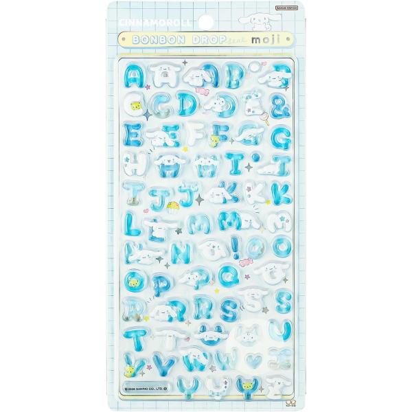 新品の商品となります。正規品です。こちらの商品は仕入れ値高騰の為、プレミアム価格での販売となります。人気のボンボンドロップシール 文字シリーズシナモロールまるでレジンみたいにぷっくりつやつやな立体感の「ボンボンドロップシール」です。表情まで...