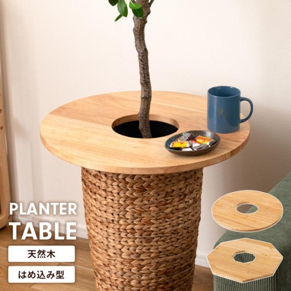 プランターの上に設置するだけで、観葉植物がおしゃれなテーブルになるプランターテーブル。ダボをはめ込むだけで簡単にセット。全体の幅は50cm、使用可能スペースの幅は約19cm程度と簡易的なテーブルとして使用するのに十分なサイズ感。幅を取りすぎ...