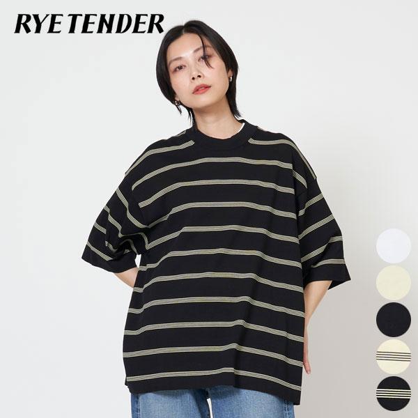 【25SS新作】ライテンダー RYE TENDER センター ティー CENTRE TEE メンズ レディース ユニセックス トップス 半袖 Tシャツ ボーダー ニット ゆったり 010012500  [ 2025 SS 春 夏 ]【正規販...