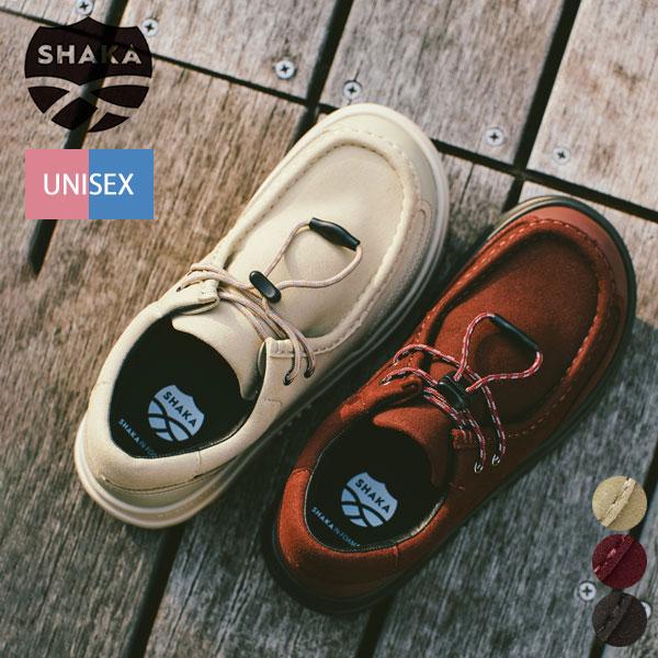 ブランド：SHAKA(シャカ)品番：SK-254V2商品名：TRAIL TYROL MOC EX (トレイル チロル モック EX)2023年春夏のブランドリニューアルを機に開発された軽量EXソールを搭載し、2023年秋冬のデビュー以来、高...