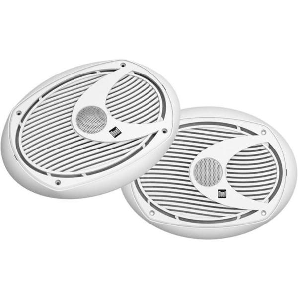 商品名Dual Electronics DMS692 Two 6 x 9 inch 2-Way High Performance Marine Speakers with 25mm Ferrofluid Dome Tweeters and ...