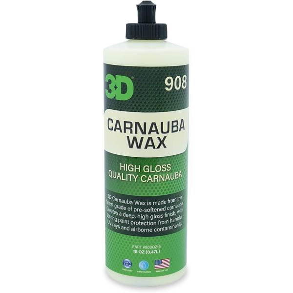 商品名Carnauba Wax   究極保護 16 oz 908OZ163D Carnauba Wax - High Gloss, Deep Shine Brazilian Carnauba Liquid Wax - Long Lastin...
