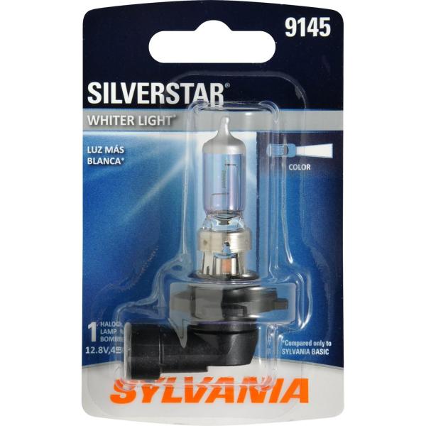 商品名SYLVANIA 9145 SilverStar高性能ハロゲンフォグ球根（1個入り）SYLVANIA - 9145 SilverStar Fog Light Bulb - High Performance Halogen Headli...
