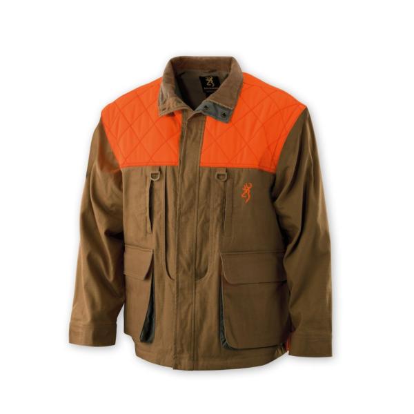 商品名: Browning Pheasants Forever アップランド キャンバスジャケット タン/ブレイズ XXL Browning 3041163205: Jacket, Upland, Pheasants Forever, Ca...