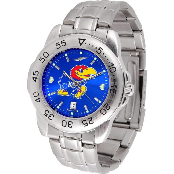 商品名NCAA アラバマ・クリムゾンタイド メンズ アノクローム スポーツウォッチ ステンレススチールバンドSunTime Men's Alabama Crimson Tide Sport Watch, 20mm Stainless Ste...