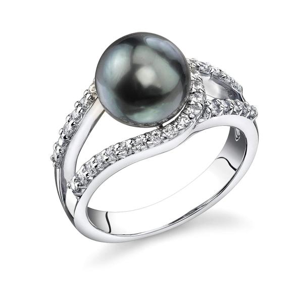 商品名: The Pearl Source レディーズ タヒチ養殖真珠のテッサリング 6.5 The Pearl Source Tahitian South Sea Cultured Pearl Ring for Women, Tessa ...