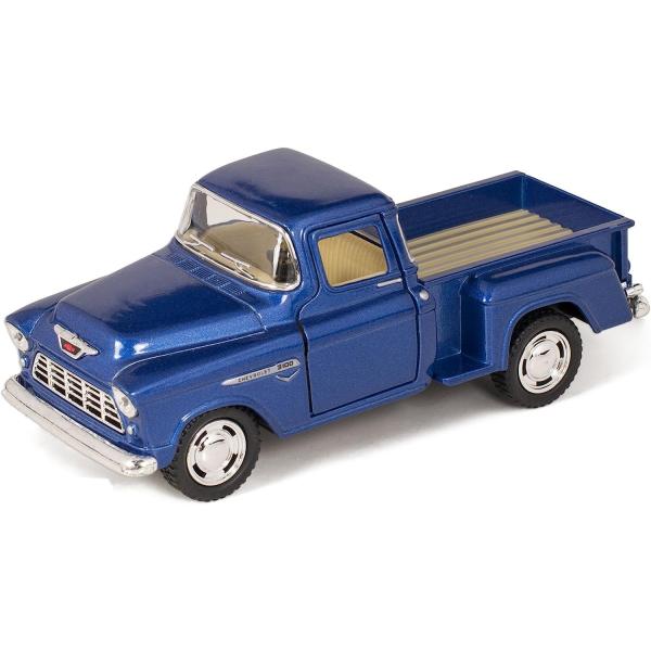 商品名KiNsMART 1955 Chevy Stepside Pick-Up 1/32, Blue by KinsmartKiNSMART 1955 Chevy Stepside Pick-Up 1/32, Blueブランド：KiNSMA...