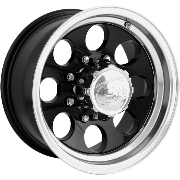商品名ホイールION Alloy 171 Black Wheel with Machined Lip (16x8""/8x165.1mm)ブランド：ION商品サイズ：16 inches X 8 inches高さ：25.4 cm横幅：45 c...