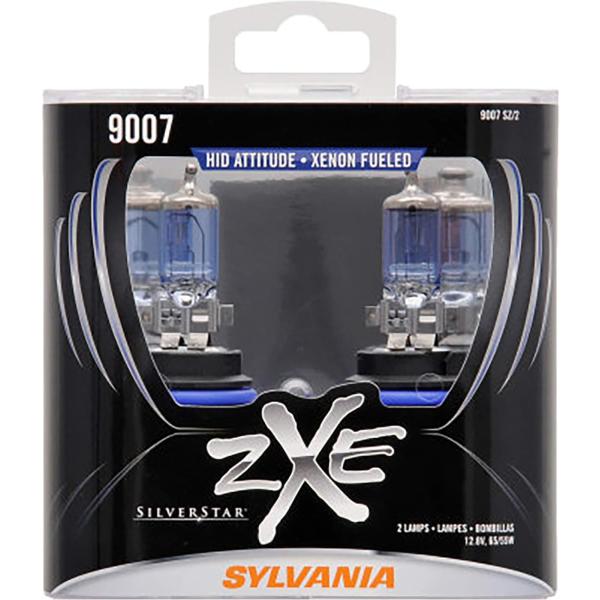 商品名Sylvania 9007 SilverStar zXe高パフォーマンスハロゲンヘッドライト電球、( Pack of 2 ) 9007SZ.PB2SYLVANIA - 9007 (HB5) SilverStar zXe High Pe...