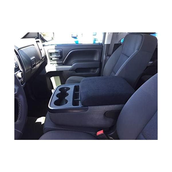 商品名シボレー・シルバラード 2007&amp;ndash;2013 トラック オート センターコンソール アームレストカバー 汚れやダメージから保護 古く傷んだコンソールを一新 ブラック C2CHEVSLVRADOBKAuto Conso...