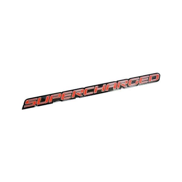 商品名Red Supercharge Supercharged Aluminum Emblems for Chevy Corvette Dodge Hot Rod Street Chevy Impala Ss Harley Davidson...
