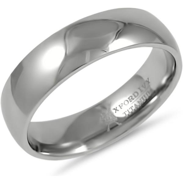 商品名チタン結婚指輪 6mm メンズ 快適フィット (使用可能なリングサイズ7&amp;ndash;12&amp;nbsp;1/2)Oxford Ivy 6mm Mens Plain Comfort Fit Titanium Plain W...