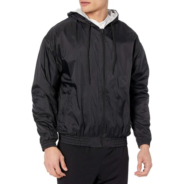 商品名: 教室制服大人用ユニセックスLined Side Zipped Bomberジャケット US サイズ: L カラー: ブラック Classroom School Uniforms womens Lined Side Zipped B...