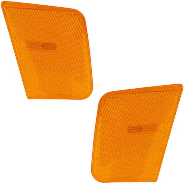 商品名Brock Replacement Set Driver and Passenger Signal Side Marker Lights Compatible with 2005-2007 Liberty 55156883AB 551...