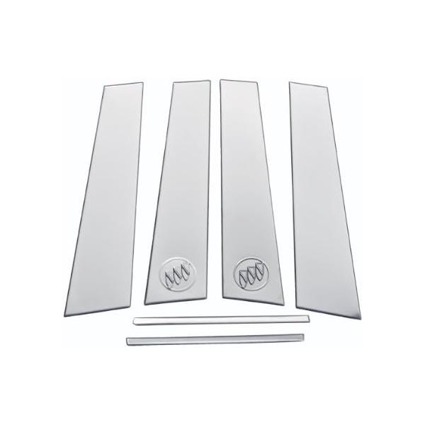 商品名2011   2012 Buick Regal GM公式ライセンスクロームピラーPostトリム2011-2012 Buick Regal GM Officially Licensed Chrome Pillar Post Trimブラ...