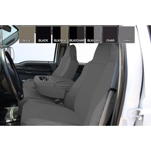 商品名Rear Solid Bench Seats, CalTrend DuraPlus Seat Covers for 2013-2018 Jeep Wrangler|Jeep Wrangler JK Light Grey Light G...