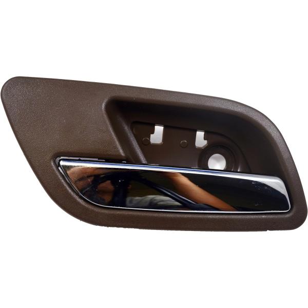 商品名PT Auto Warehouse GM-2546MB-RL - 内部内部内部ドアハンドル、ブラウンカシミアハウジング、クロームレバー付き - 運転席側後部PT Auto Warehouse GM-2546MB-RL - Inside...