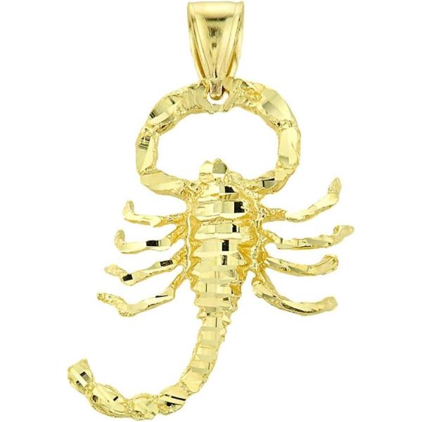 商品名14K イエローゴールド 美しい蠍座 星座チャーム スコーピオン ペンダント14k Yellow Gold Stunning Scorpio Zodiac Charm Scorpion Pendantブランド：Scorpion Col...