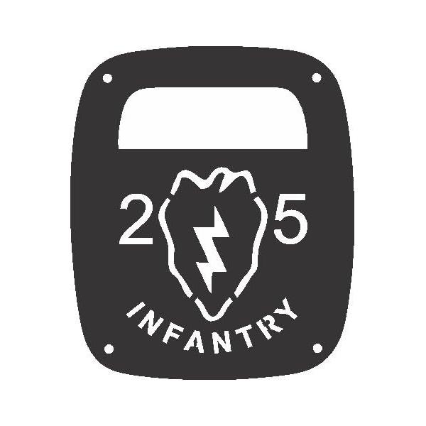 商品名JeepTails 25th Infantry Tail lamp Light Covers Compatible with Jeep Wrangler TJ and YJ - Black - Set of 2ブランド：JeepTai...