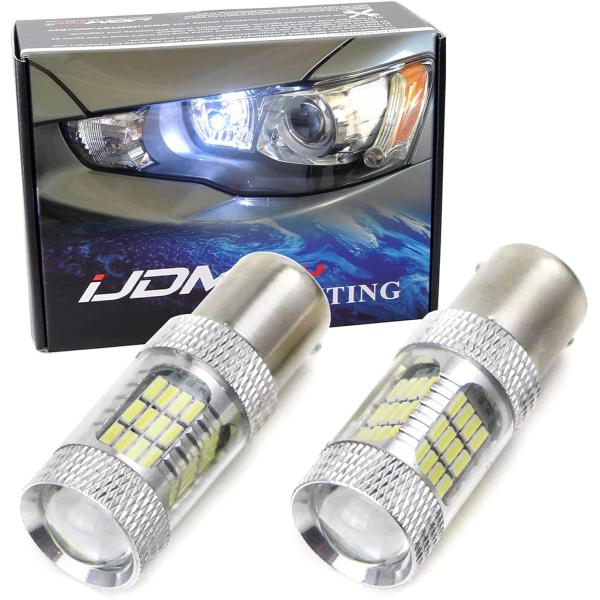 商品名iJDMTOY CANbus Error Free Xenon White 1156 54-SMD LED Bulbs Compatible With 2008-2015 Mitsubishi Lancer or Evolution ...