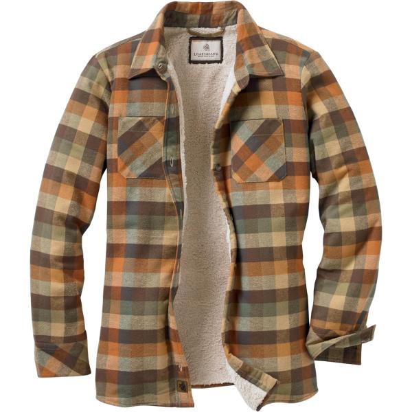 商品名: Legendary Whitetails レディース スタンダード オープンカントリー シャツジャケット、ラスティック、L Legendary Whitetails Women's Standard Open Country Sh...