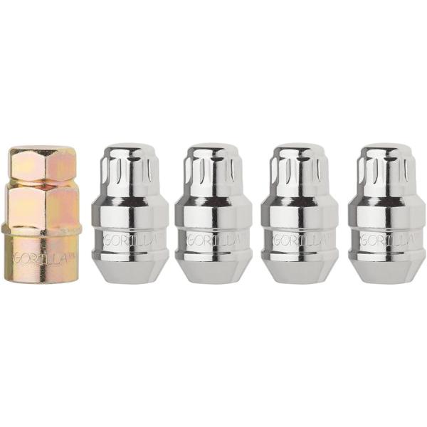 商品名DPAccessories LCB3L2H-06PAR 自動車ホイールロック 4 Locks / 1 Key LCB3L2HC-CH06LK4DPAccessories Set of 4 Chrome Closed Acorn Loc...