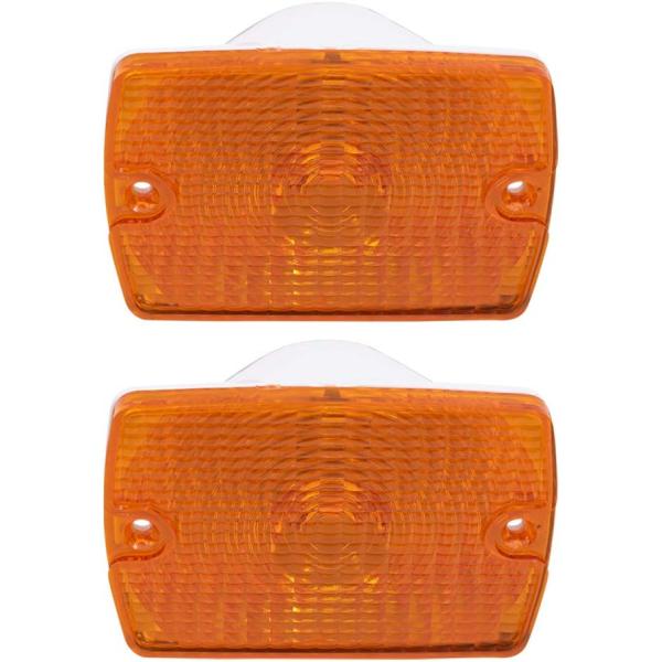 商品名Brock Replacement Set Driver and Passenger Park Signal Front Marker Lights Compatible with 1994-1995 Wrangler 5505507...