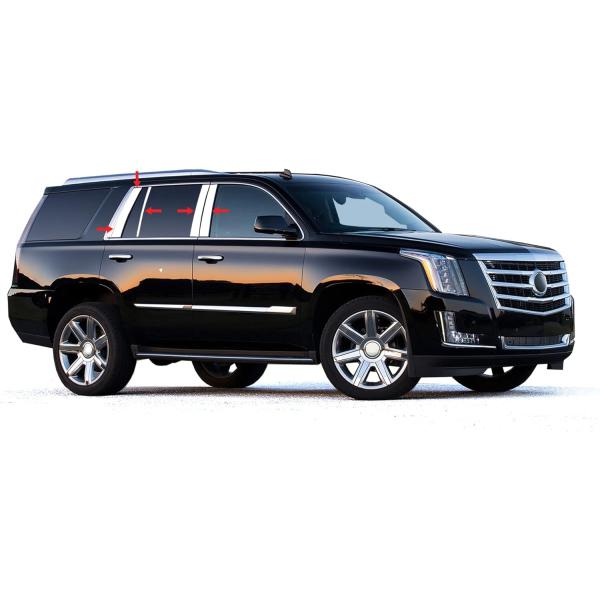 商品名MaxMate PT Parent - 2015-2019 キャデラック エスカレード Pillar Post Trim 10PC PP-10CA1078Made in USA! Compatible with 2015-2020 C...