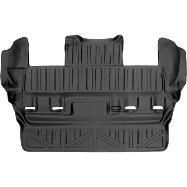 商品名MAXFLOORMATフロアマット3rd行の行ブラック2015   2018 Chevrolet Tahoe/GMCユーコン/キャデラックEscaladeMAXLINER All Weather Custom Fit 3rd Row ...