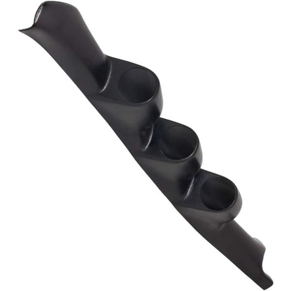 商品名GlowShift ブラックトリプルピラーゲージポッド 1995-1998 シボレー シボレー C/K 2500 3500用 - ABSプラスチック - 2-1/16インチ (52mm) ゲージをトラックのAピラーに取り付けますGlo...