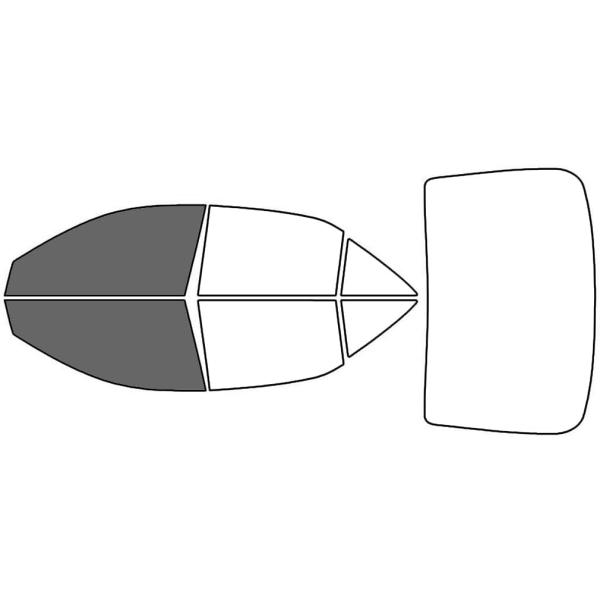 商品名Rtint ウィンドウスモークキット トヨタカムリ 2007〜2011 - 1 Front グレイ C-WT-010--9F9C-3257Rvinyl Window Tint Kit Compatible with Toyota Ca...