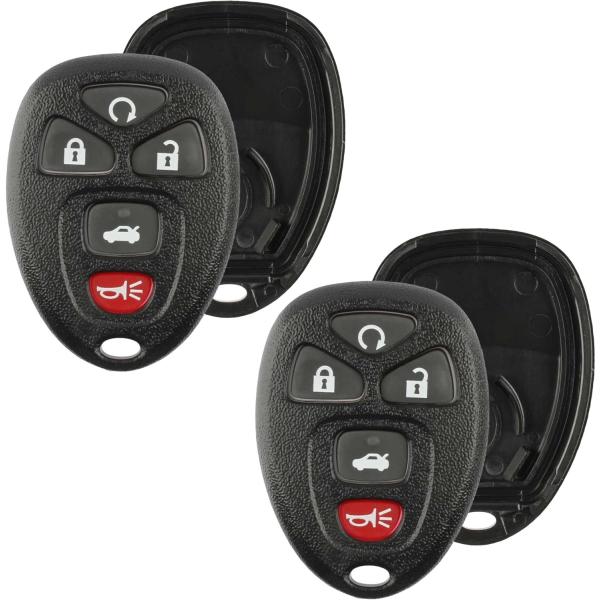 商品名ディスカウント キーレス 交換用シェルケースとボタンパッド OUC60270、15912860に対応 DK5138Discount Keyless Replacement Shell Case and Button Pad Compa...