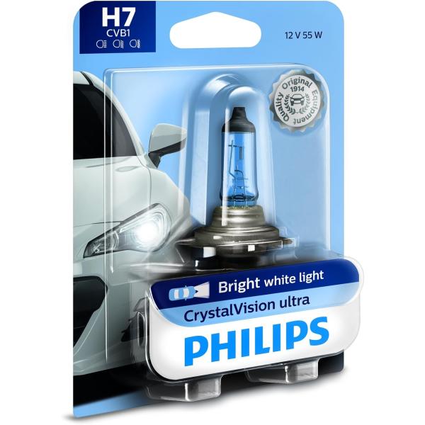 商品名PHILIPS 12972CVB1 H7 CrystalVision Ultra Upgrade Bright White Headlight Bulb, 1 Packブランド：Philips Automotive Lighting商...