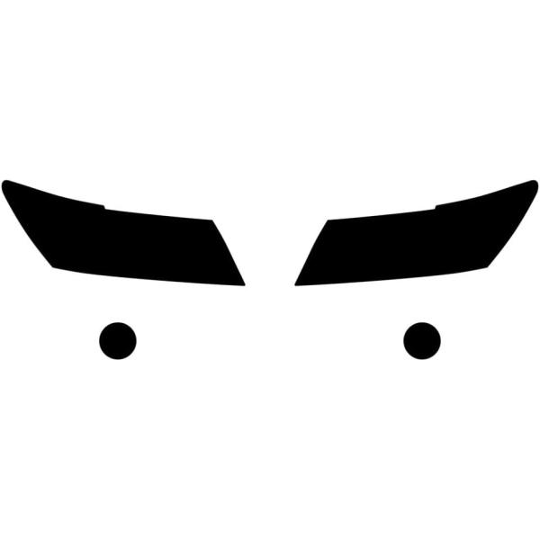 商品名rtintヘッドライトTintカバーfor Dodge Journey 2009   2016   1 Headlight Tint ブラック C-001--HT-DOD-JOU-09Rtint Headlight Tint Cove...