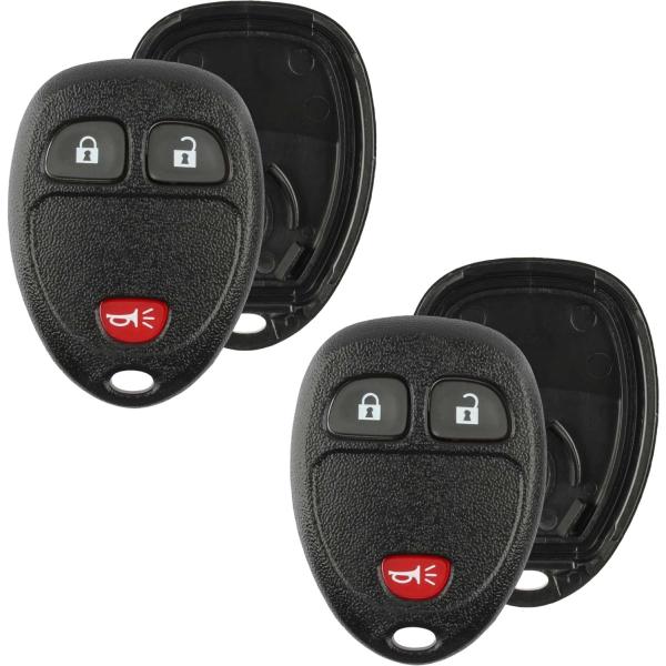 商品名Discount キーレス交換用シェルケースとボタンパッド OUC60270 15913420に対応 (2パック)Discount Keyless Replacement Shell Case and Button Pad Compa...