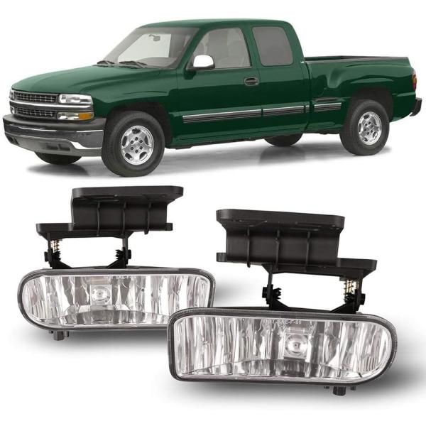 商品名Winjet Compatible with Chevy [1999-2002 Silverado] [2000 2001 2002 2003 2004 2005 2006 Suburban/Tahoe] Driving Fog Li...