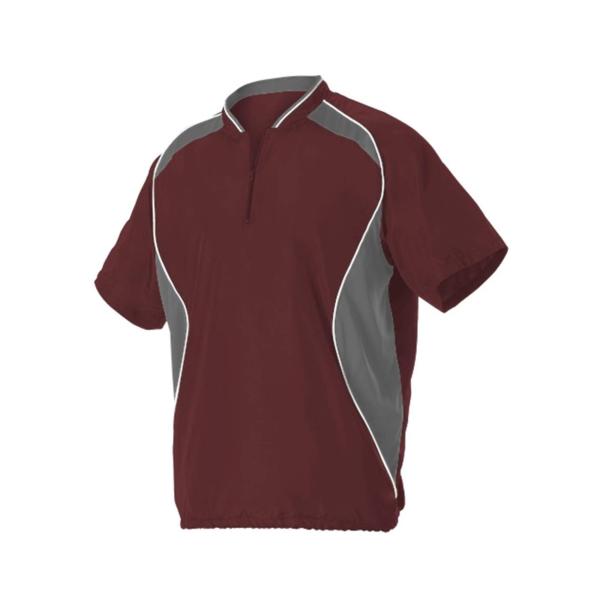 商品名: AllesonメンズShort Sleeve Baseball Batter 'sジャケット M Alleson Athletic Men's Short Sleeve Baseball Batters Jacket Medium...