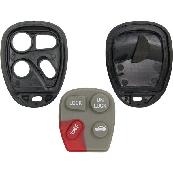 商品名Keyless2Go 交換用キーフォブシェルケース GM車用 FCC KOBLEAR1XT KOBUT1BT - シェルのみKeyless2Go Replacement for Key Fob Shell Case for GM Ve...